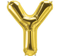 BIG LETTER Y GOLD